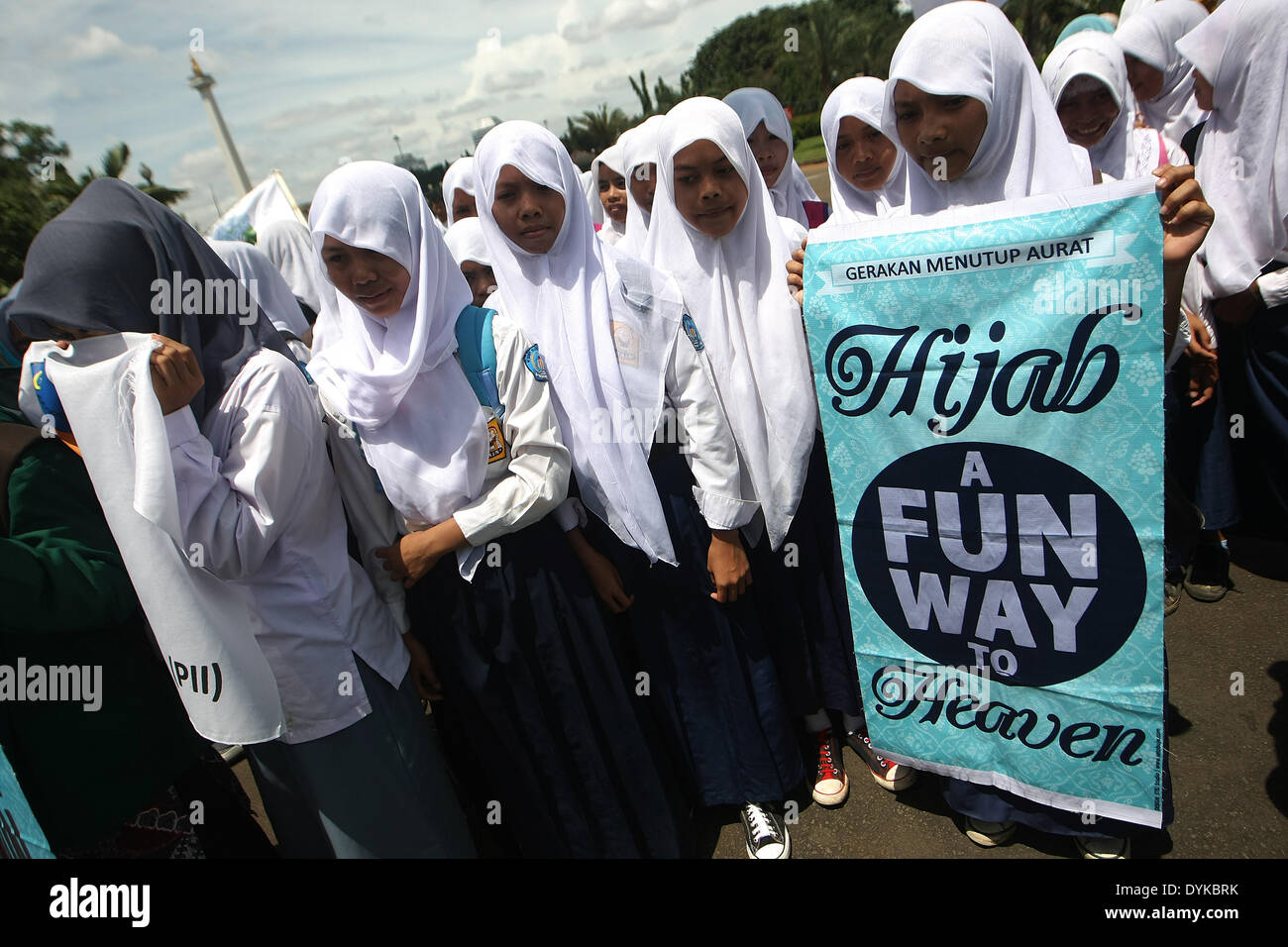 Central Jakarta, Jakarta, Indonesia. 21st Apr, 2014. Indonesian ...