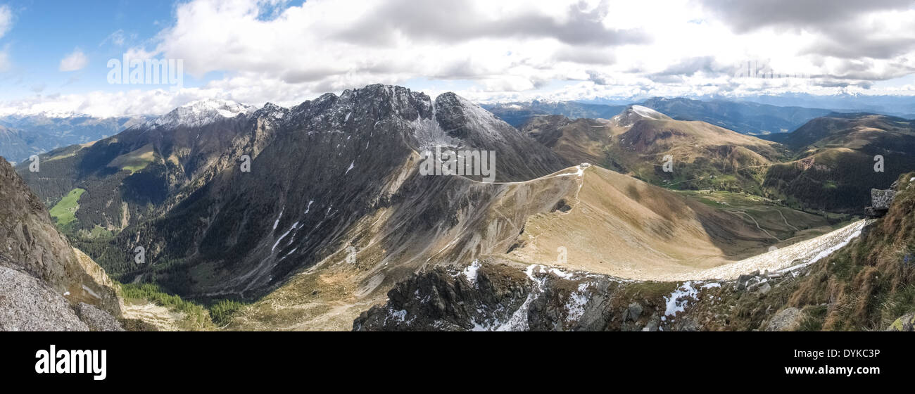 Meran, Italy: South Tyrol walking into the landscape of Alps Sarentine ...