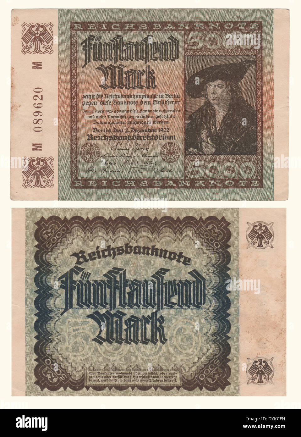 Old german banknote hi-res stock photography and images - Alamy