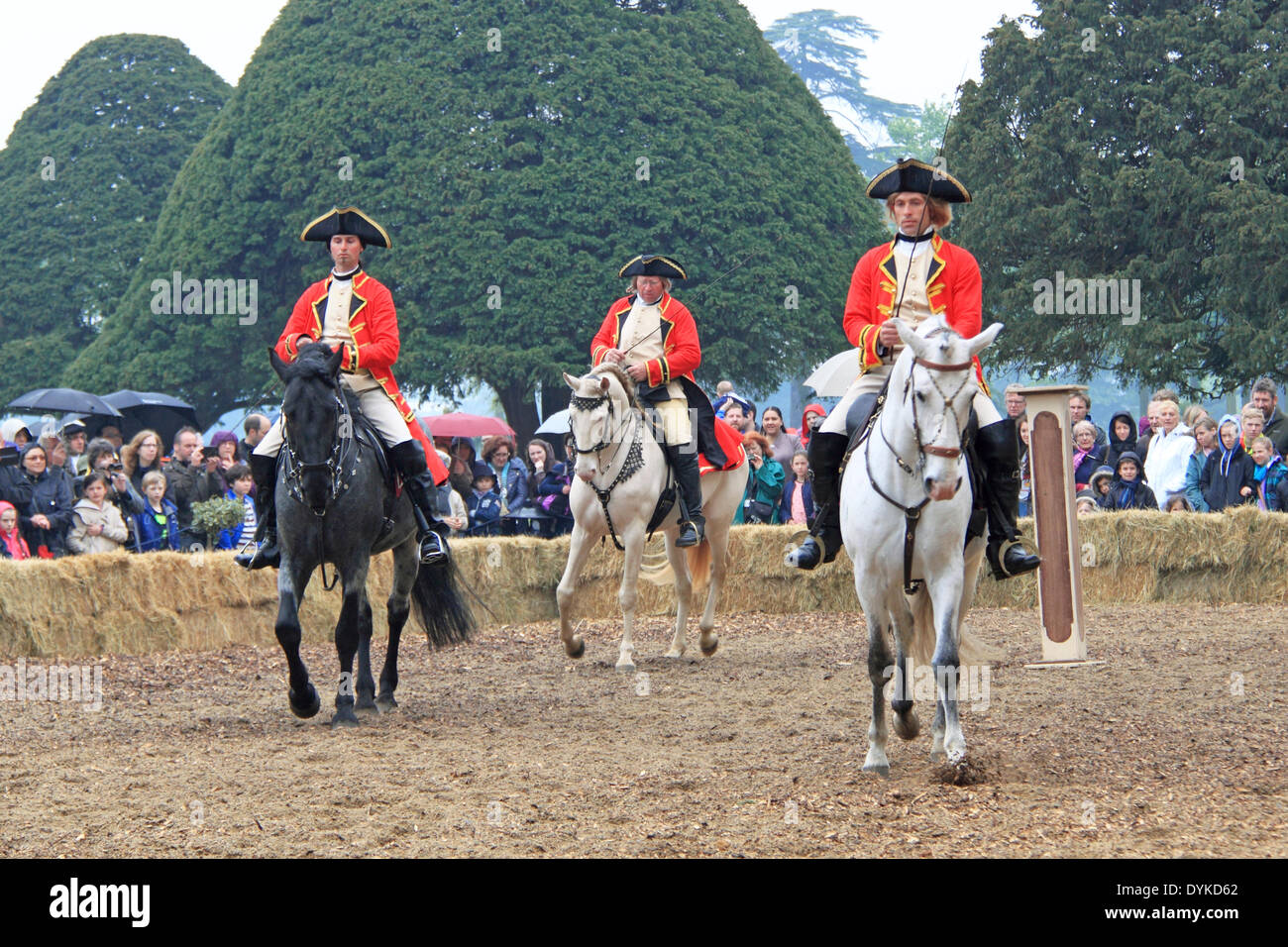 Sunday 20th April 2014. The White Horses of Hanover perform a horse ...