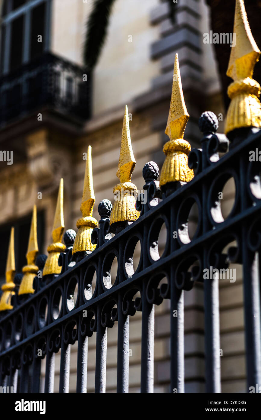 Grille in Barcelona. Spain Stock Photo - Alamy