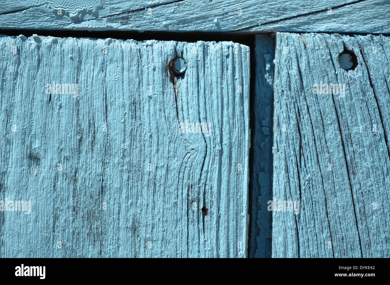 Blue weathered wood door texture hi-res stock photography and images ...