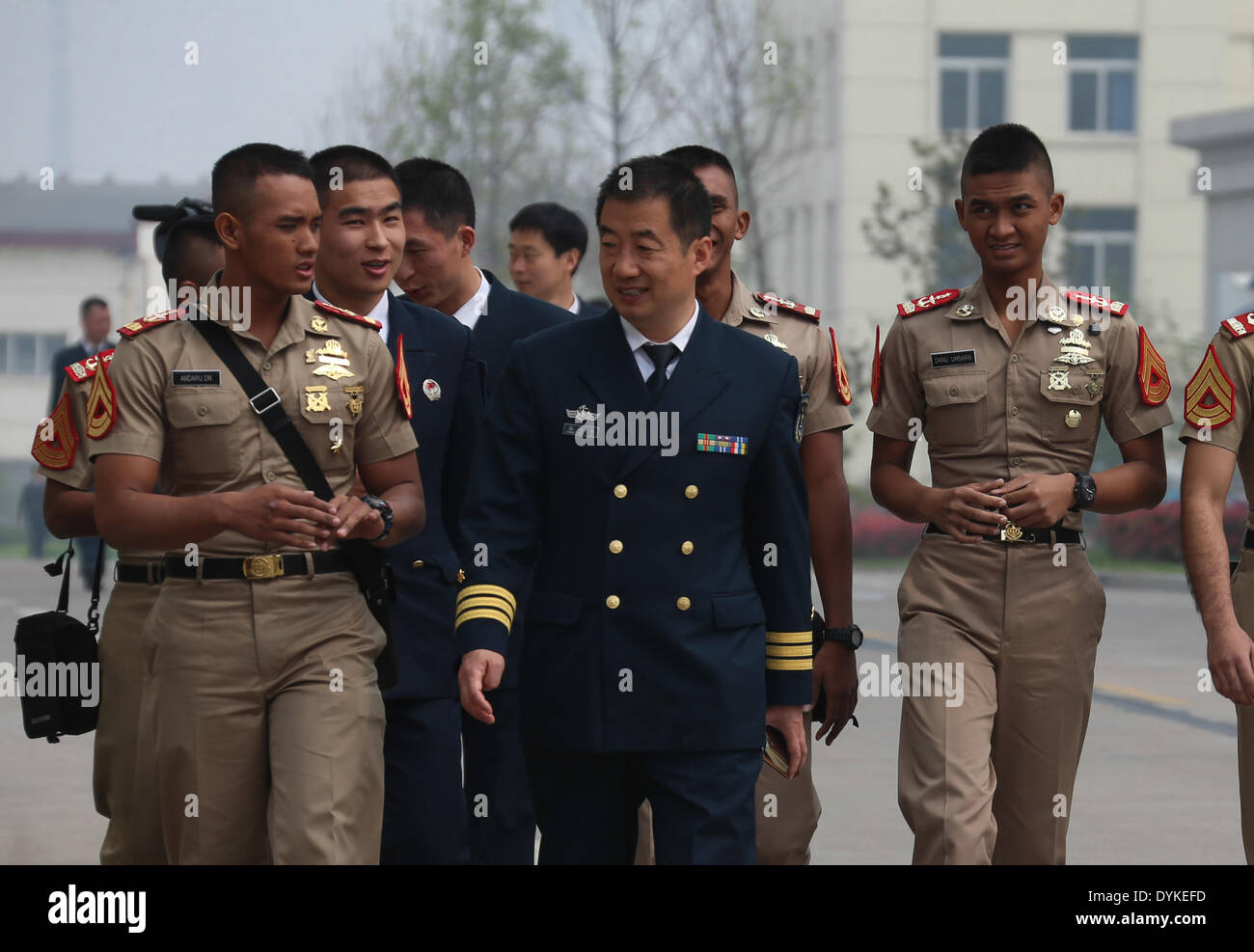 Qingdao, China's Shandong Province. 21st Apr, 2014. Students from the ...