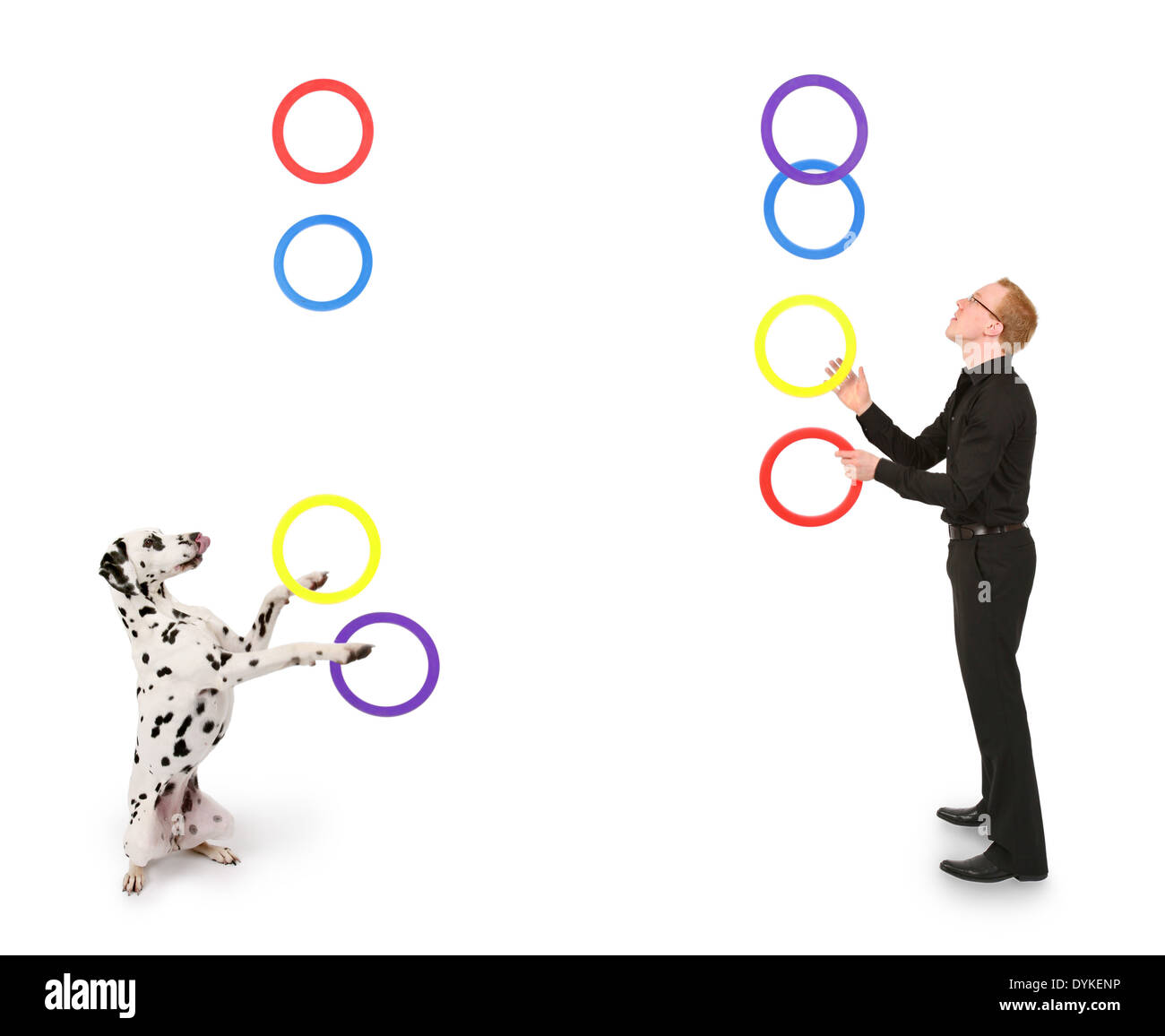 Juggling rings hi-res stock photography and images - Alamy