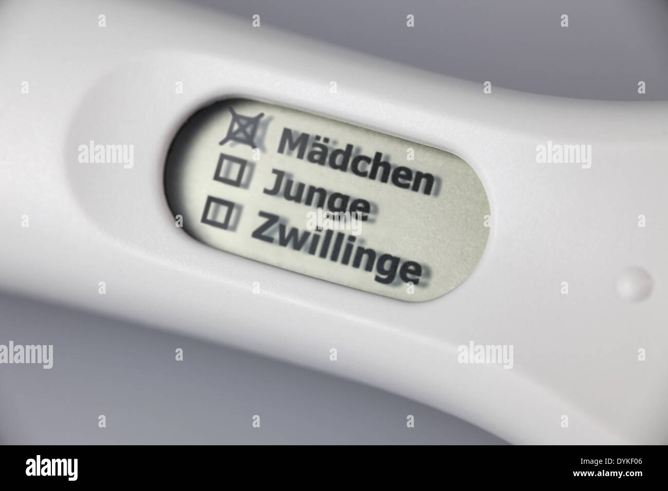 positive digital pregnancy test Stock Photo - Alamy