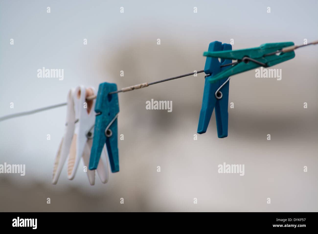 Washing pegs hi-res stock photography and images - Alamy