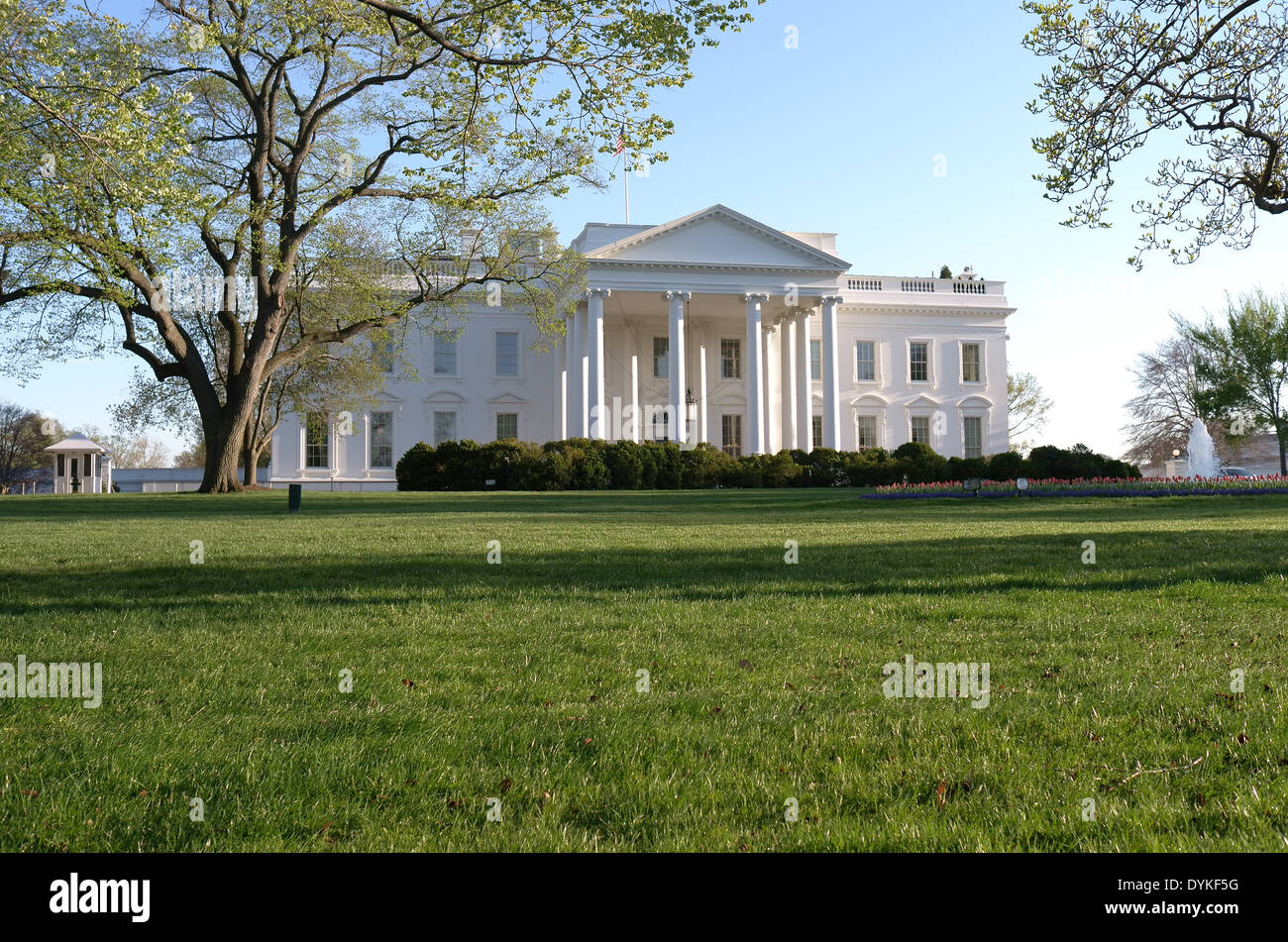 Obama white house residence hi-res stock photography and images - Alamy