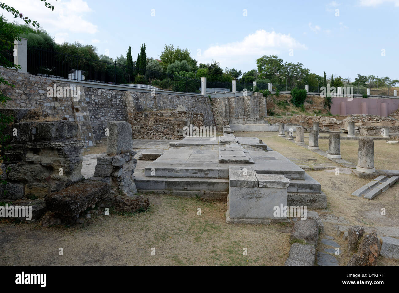 Foundations monumental entrance gate (Propylon) Pompeion Kerameikos ...