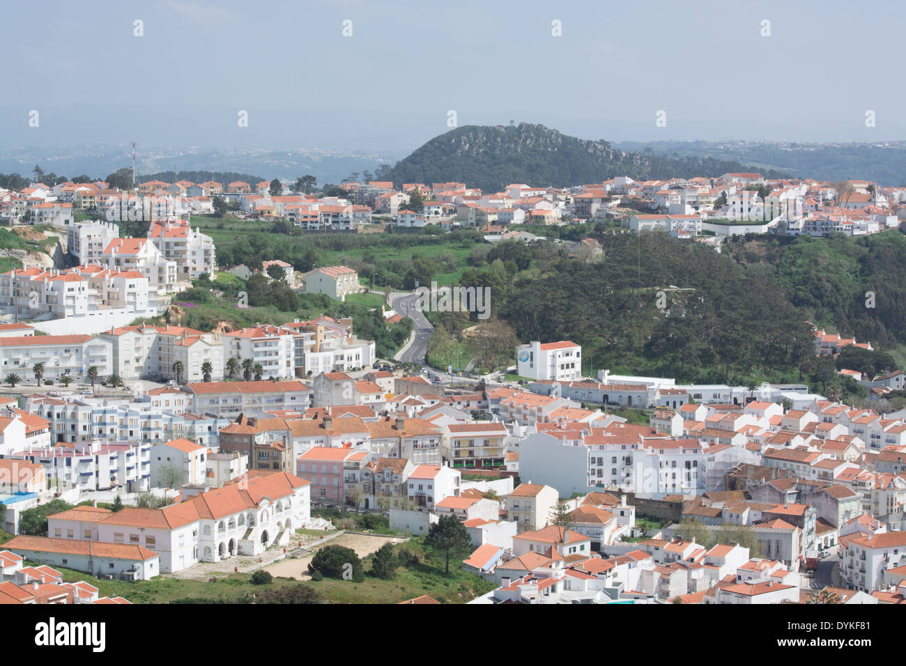 houses in nazare Stock Photo - Alamy