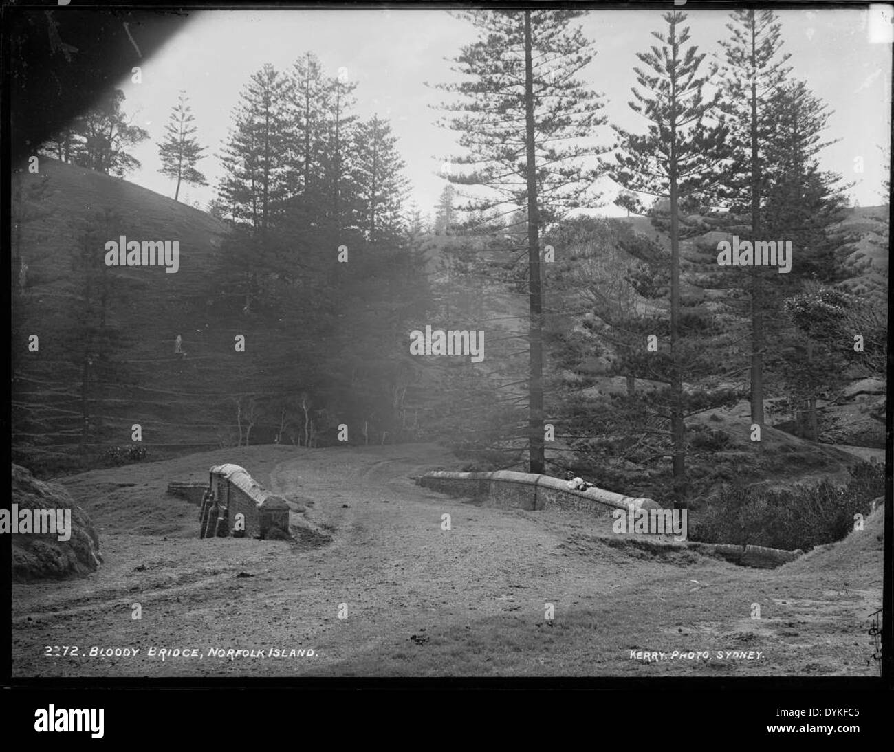 Bloody Bridge on Norfolk Island is a historic stone bridge known for ...