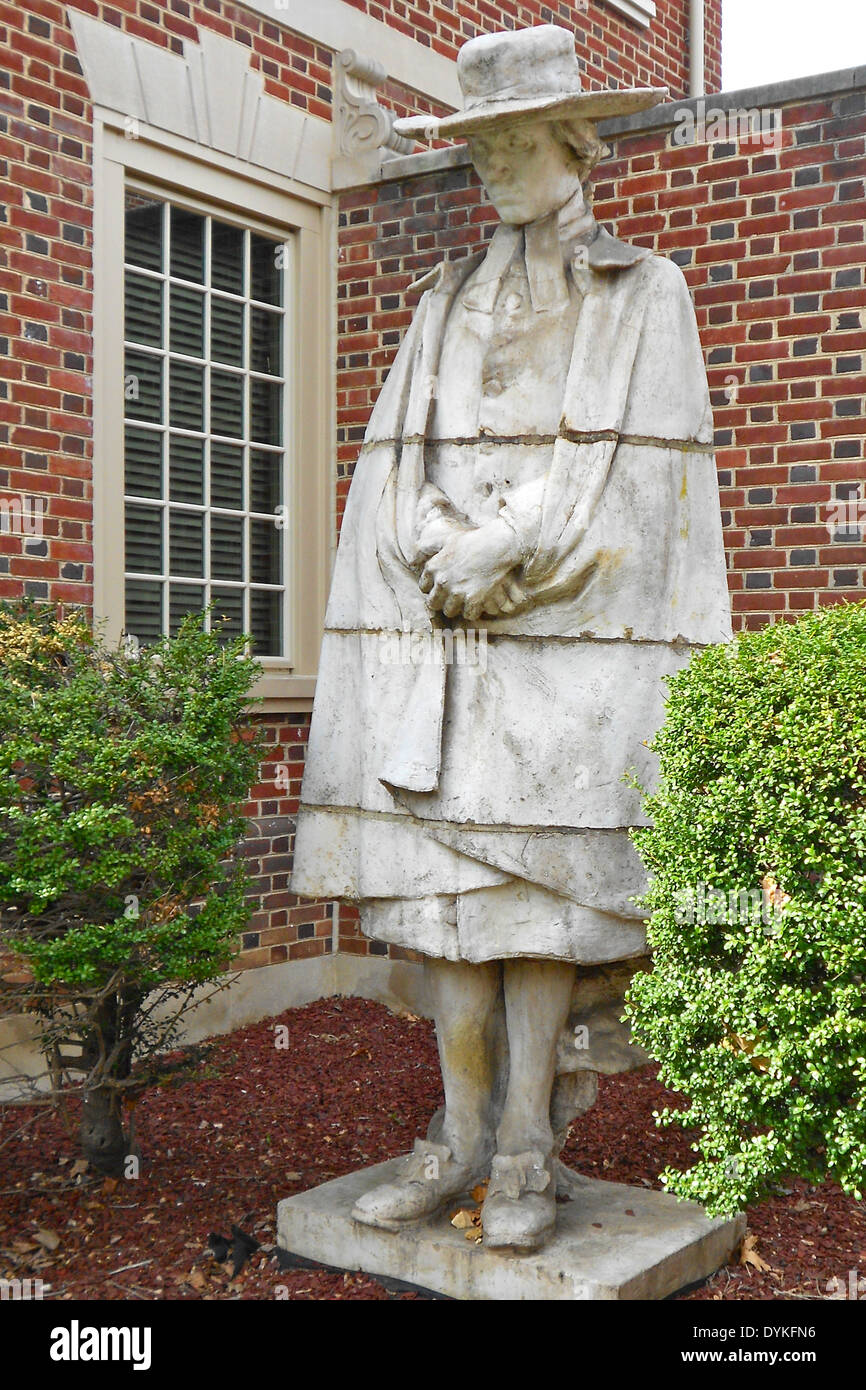 1896 sculpture of samuel davies by alexander stirling calder hi-res ...