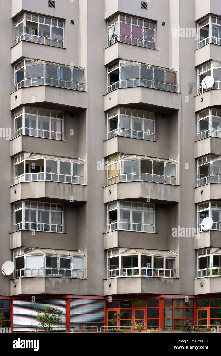Five or six floors of social housing hi-res stock photography and ...