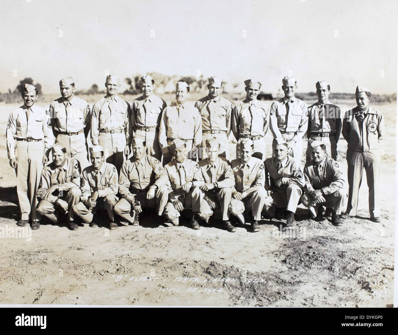 This image features members of the 125th Liaison Squadron during World ...