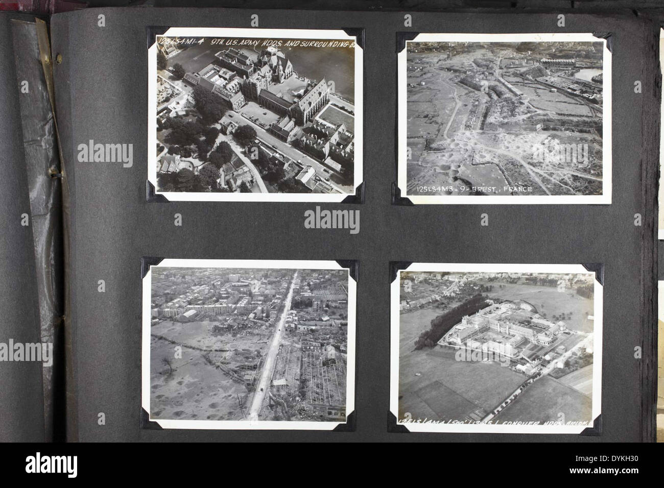The photograph shows an aircraft from the 125th Liaison Squadron during ...