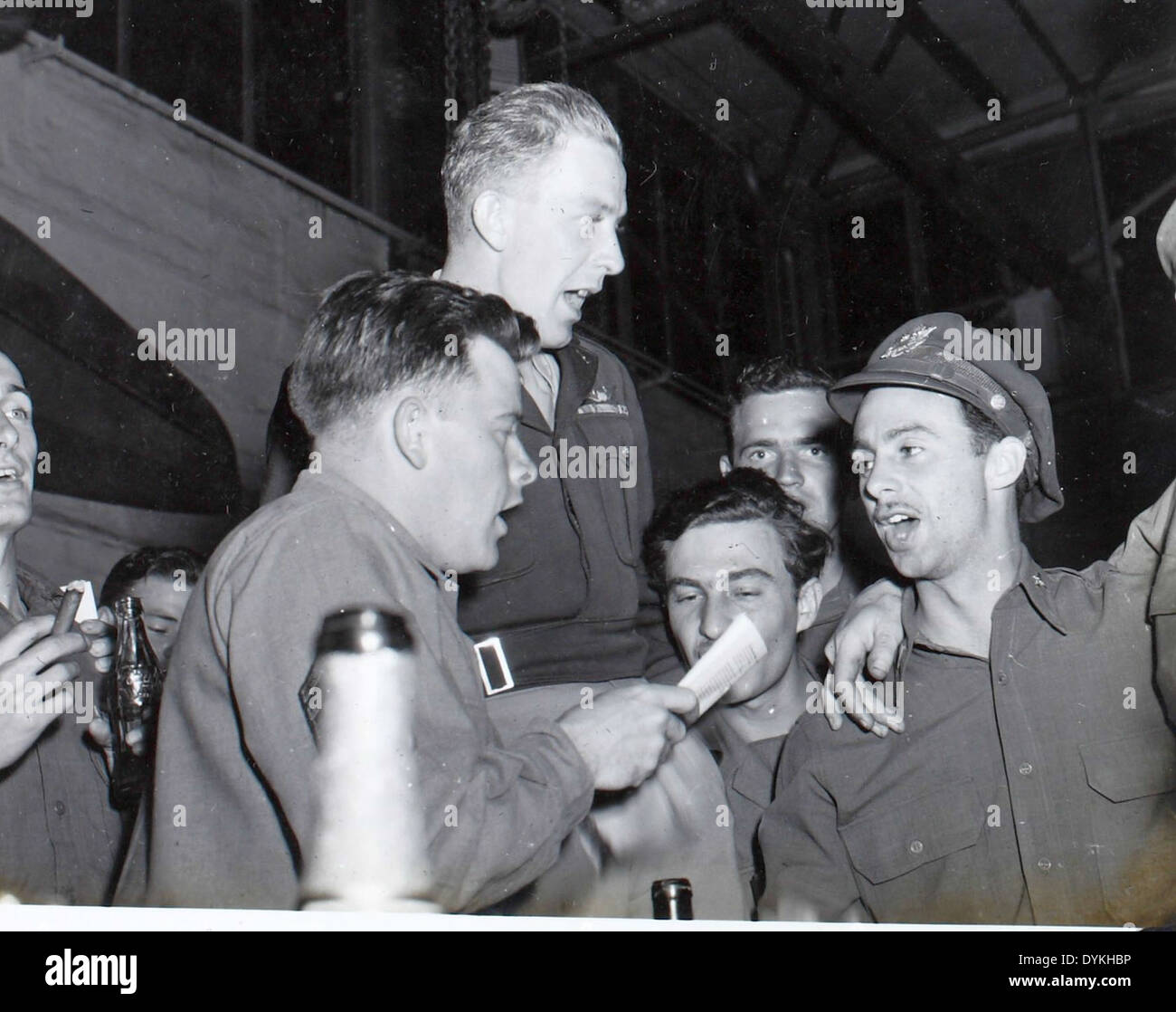 This image captures members of the 125th Liaison Squadron during World ...