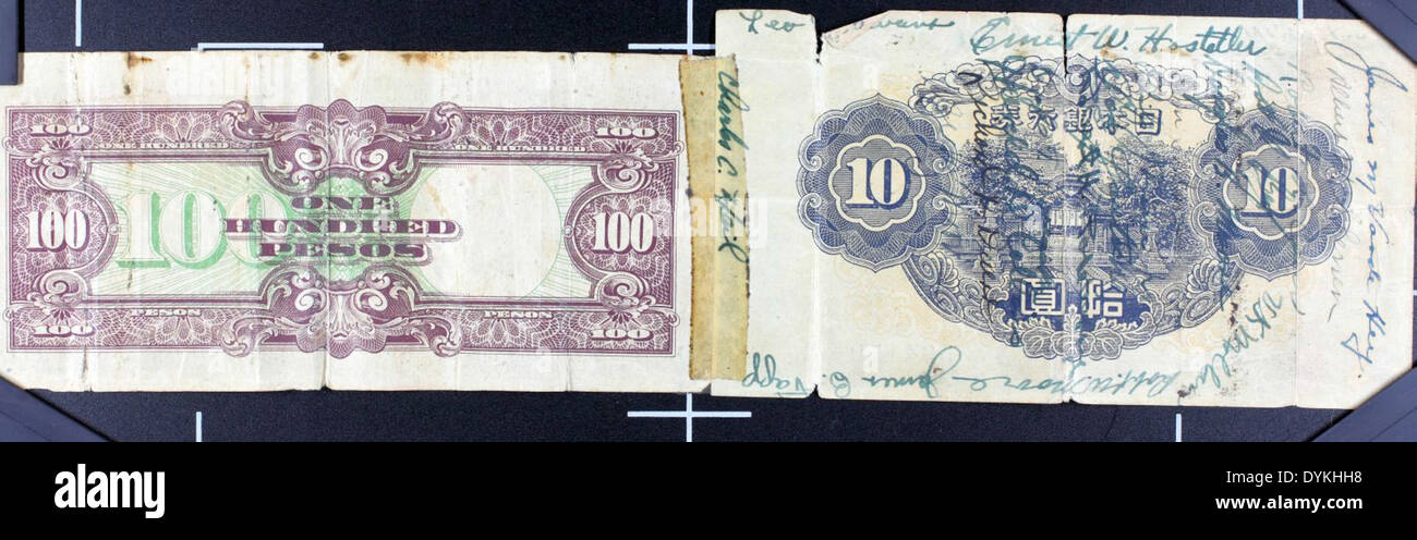 The Short Snorter is a piece of currency, often a banknote, signed by ...