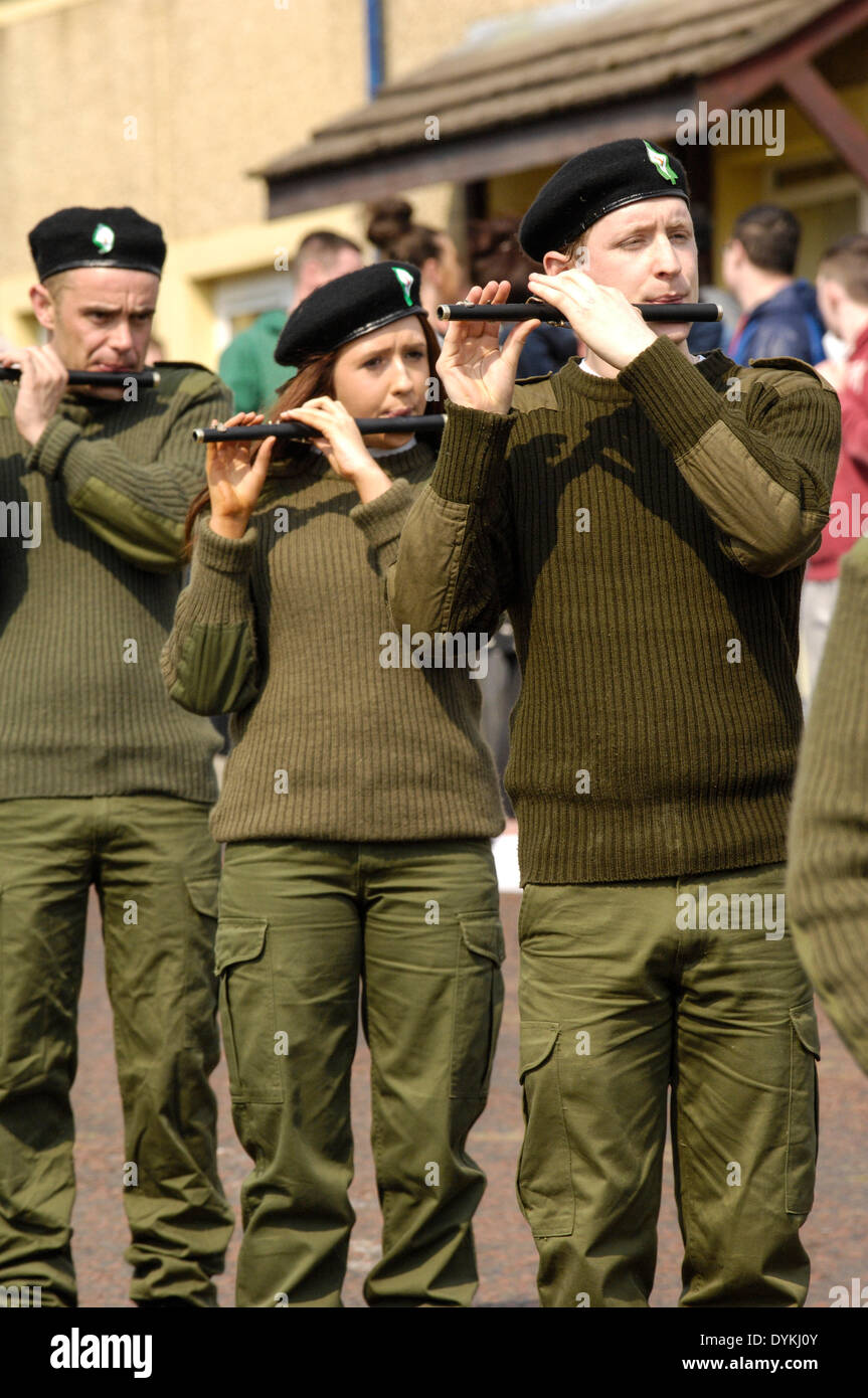 Derry, Londonderry, Northern Ireland. 21st April, 2014. Dissident ...