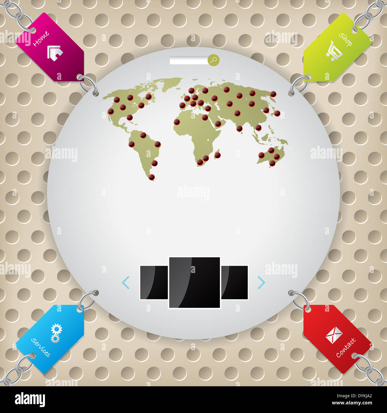 Internet layout links website hi-res stock photography and images - Alamy