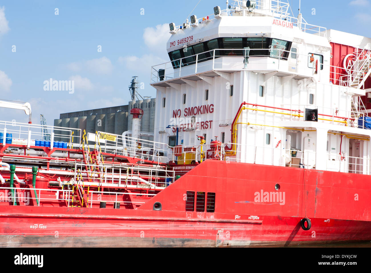 Oil tanker deck view hi-res stock photography and images - Alamy