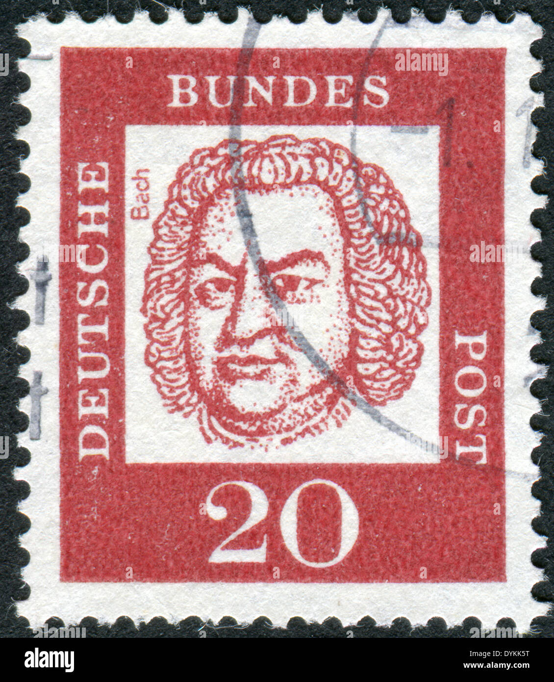 GERMANY - CIRCA 1961: Postage stamp printed in Germany, shows portrait ...