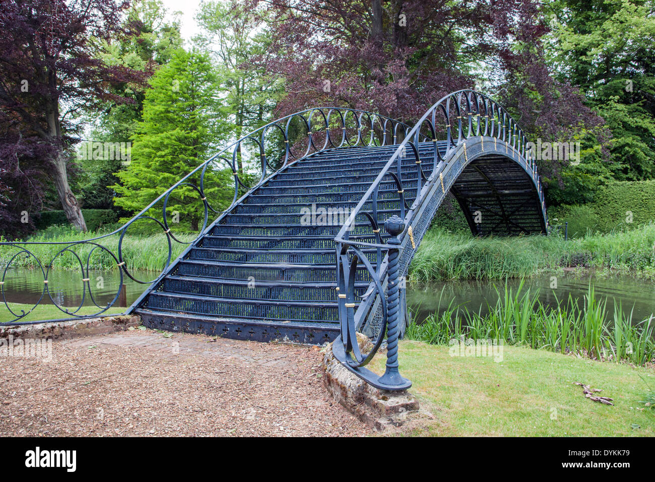 Wrought iron pedestrian bridge hi-res stock photography and images - Alamy