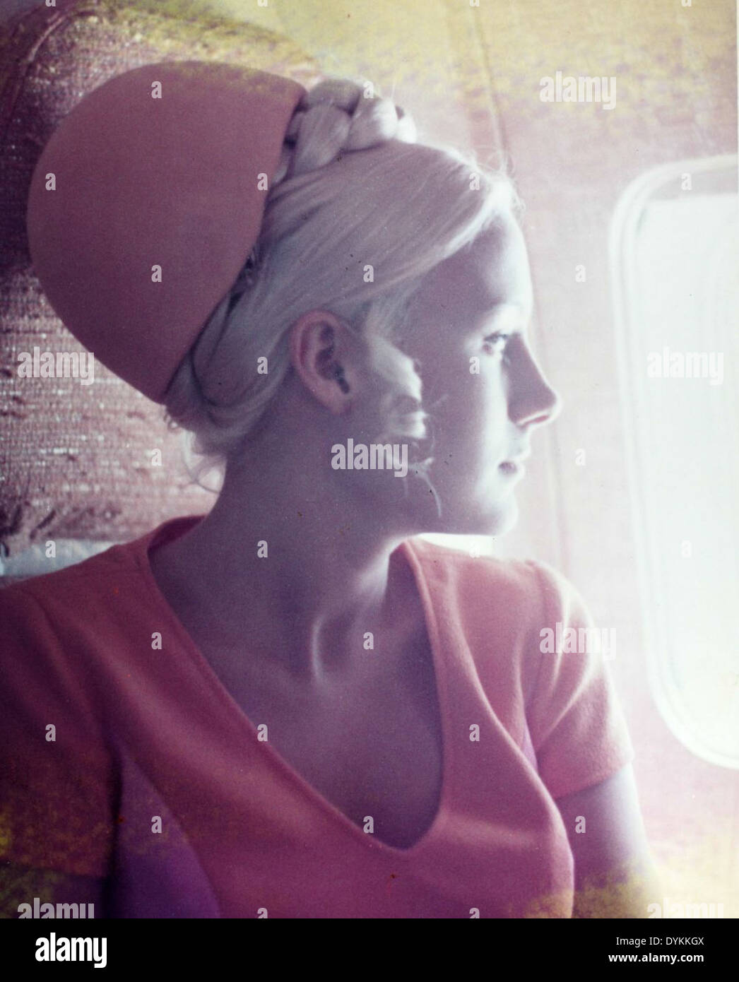 This portrait of a PSA Airlines crew member, Debbie, showcases the ...