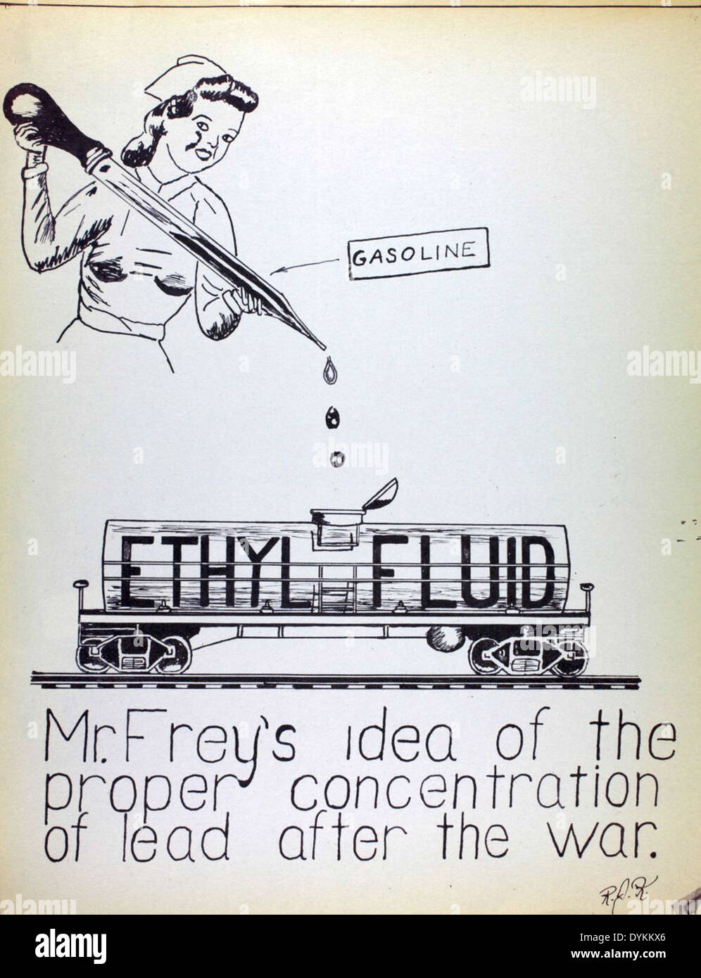The Ethyl Fluid Picture from the D. Heron Papers documents the use of ...
