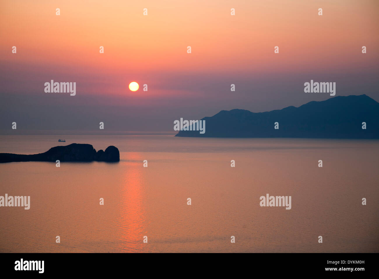 Milos sunset hi-res stock photography and images - Alamy