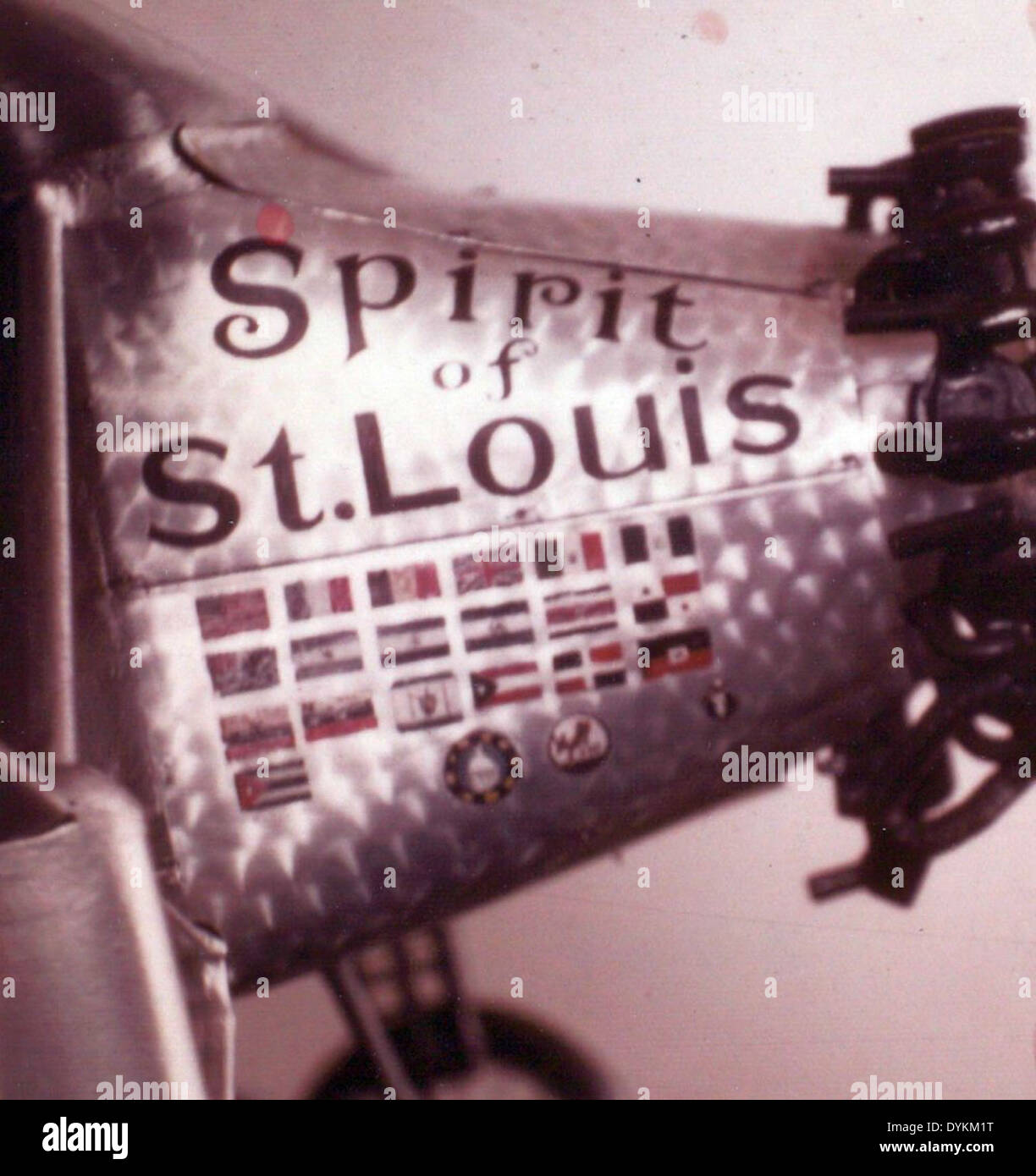 A model of the Spirit of St. Louis, Charles Lindbergh's historic ...