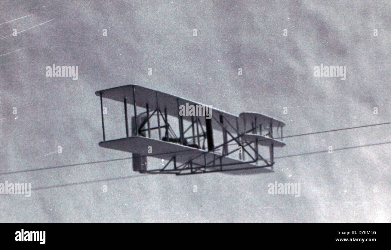 The 1903 Wright Flyer, part of the Andrew Lech collection, represents ...