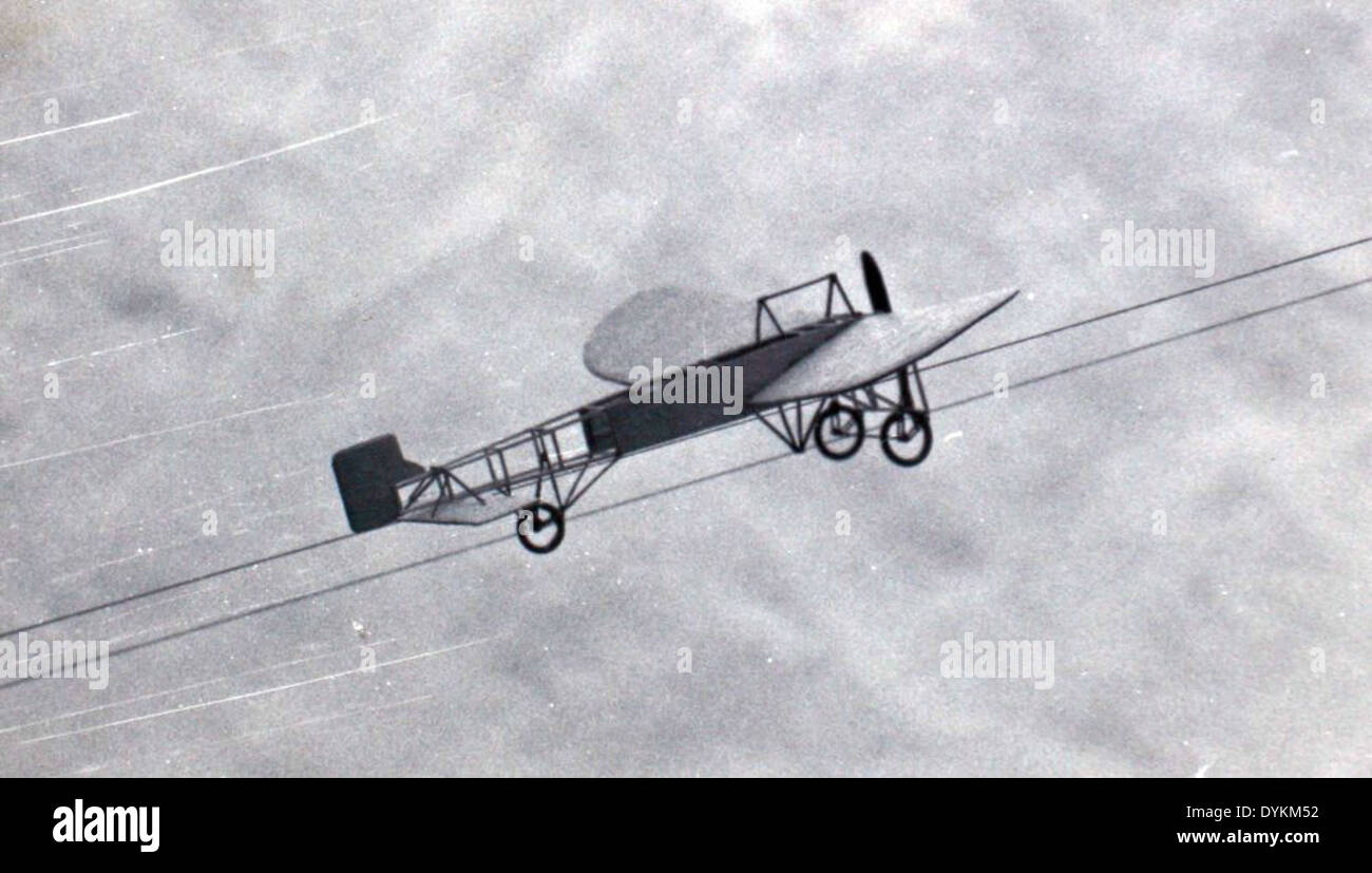 The Bleriot XI, a pioneering aircraft from 1909, was the first plane to ...