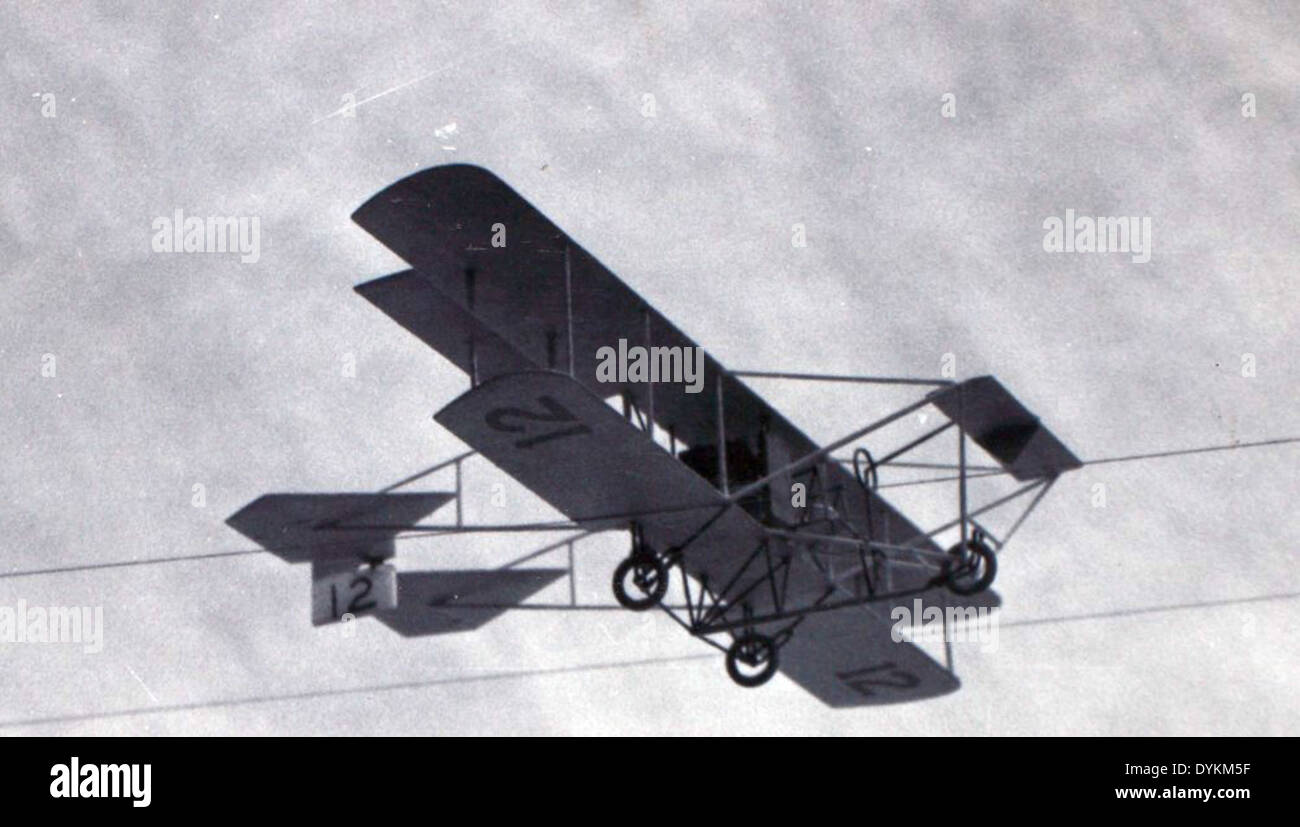 The Martin 12, developed in 1912, was a pioneering early biplane built ...