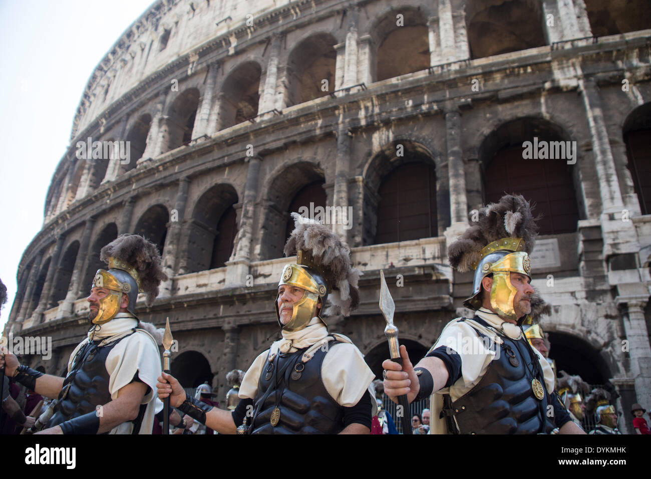 Rome, Italy. 21st Apr, 2014. Birthday of Rome is the biggest european ...