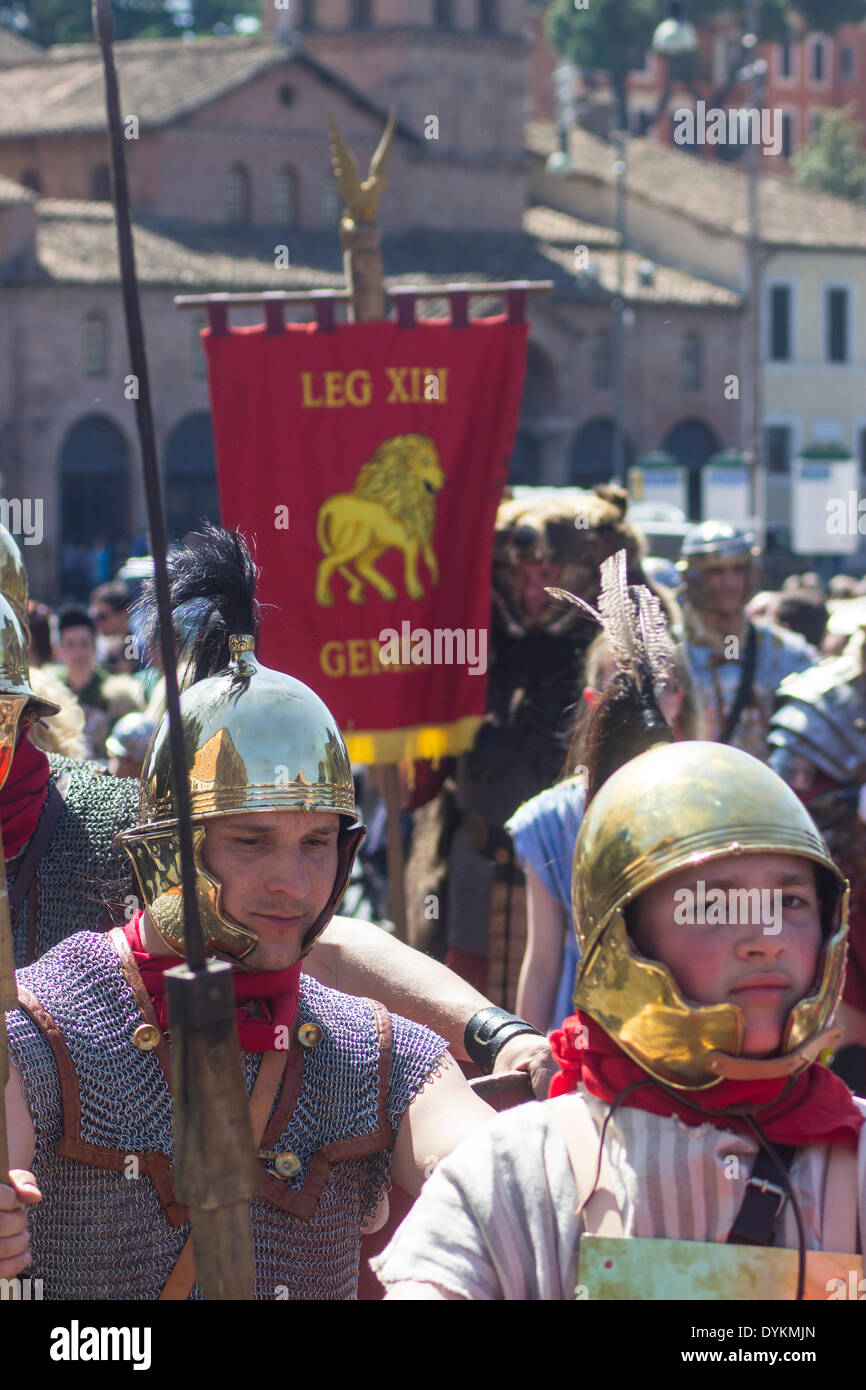 Rome, Italy. 21st Apr, 2014. Birthday of Rome is the biggest european ...