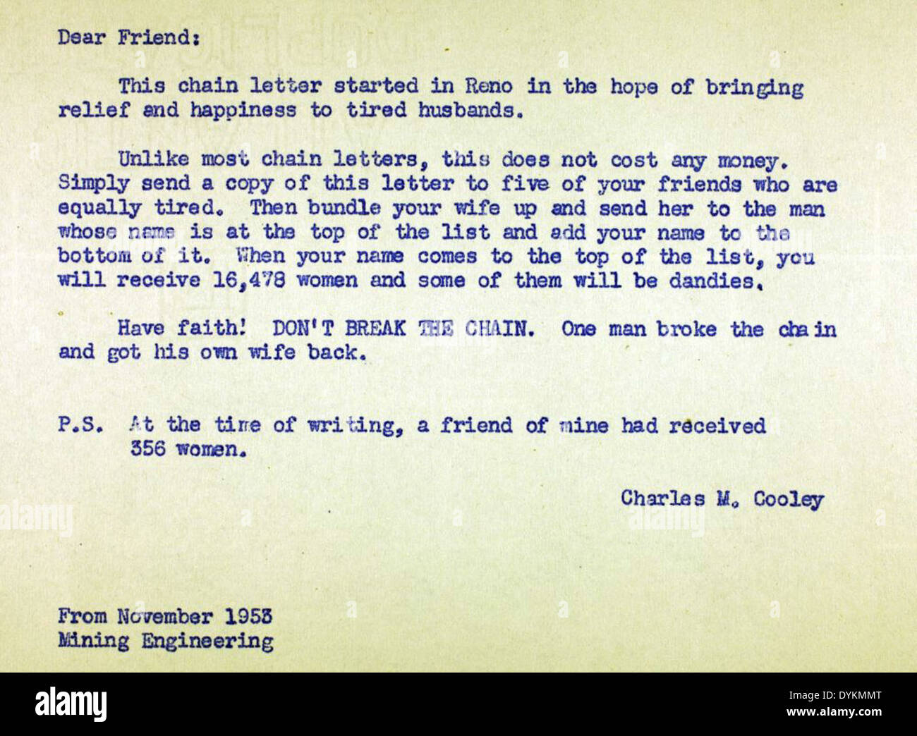 Types Of Chain Letters at Kaitlyn Corkill blog