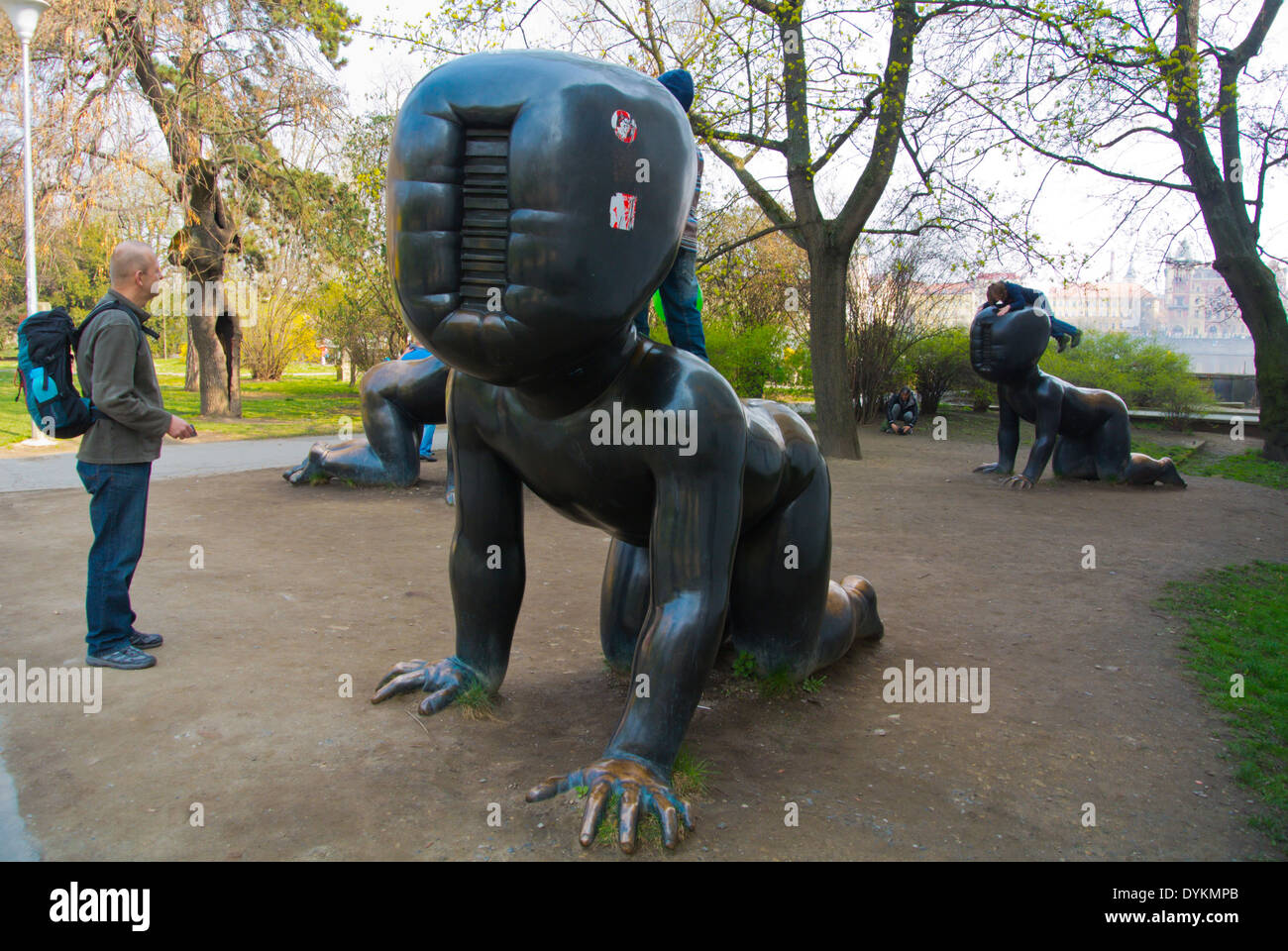 Mimina, Babies by David Carny, Kampa island, Mala strana, Prague, Czech ...