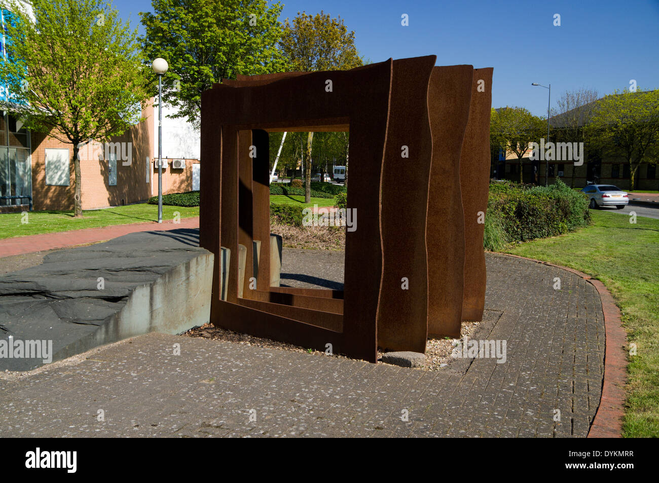 Atlantic Echo public Art display by Dan Archer, Ocean Way, Cardiff ...