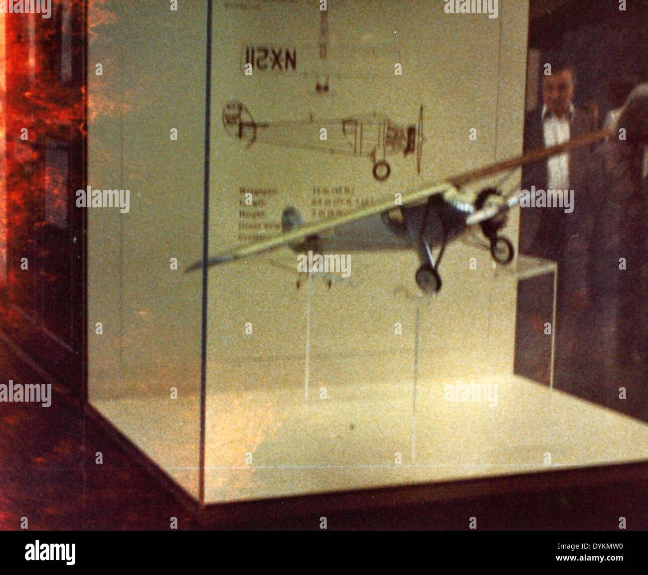 This model represents Charles Lindbergh’s famous aircraft, the Spirit ...