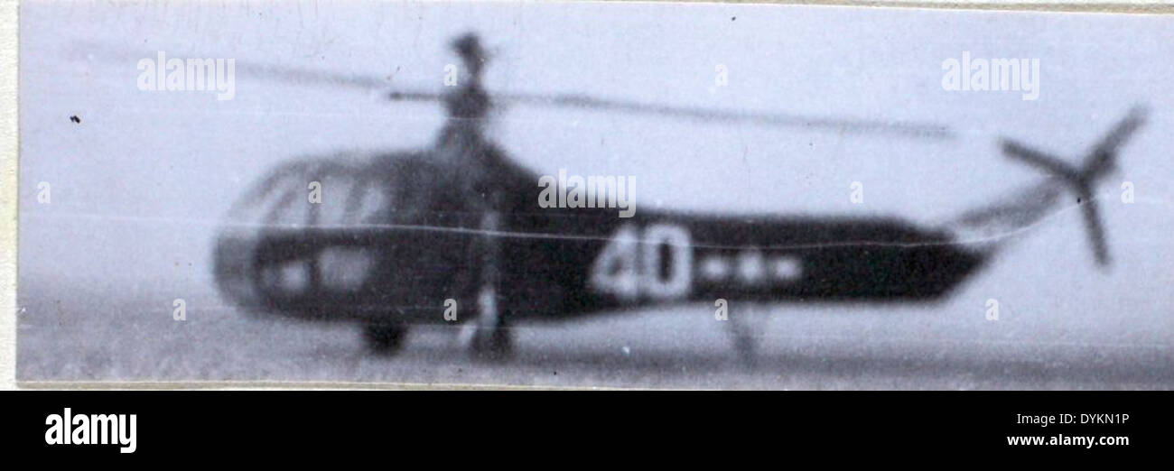 This image from the Andrew Collection features the Sikorsky R-4, the ...