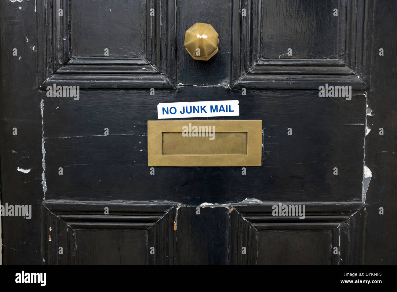 No junk mail sign hi-res stock photography and images - Alamy