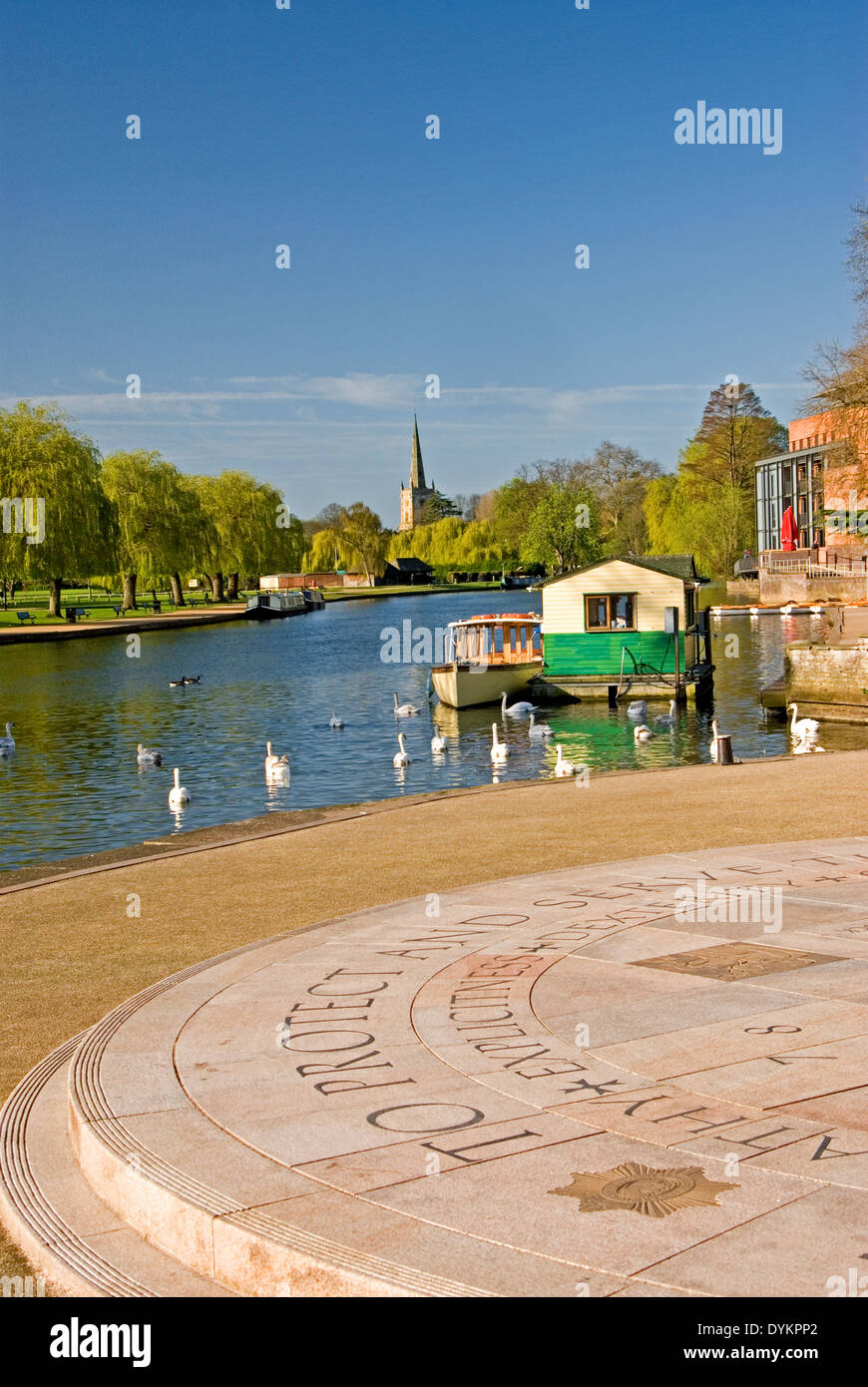 Sundial memorial to Warwickshire fire and rescue servicemen with the ...