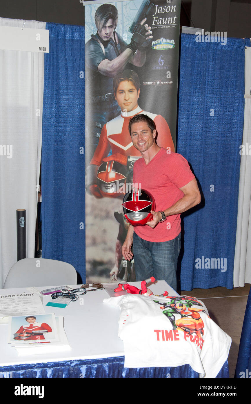 American actor Jason Faunt (from Power Rangers) attends the WonderCon ...