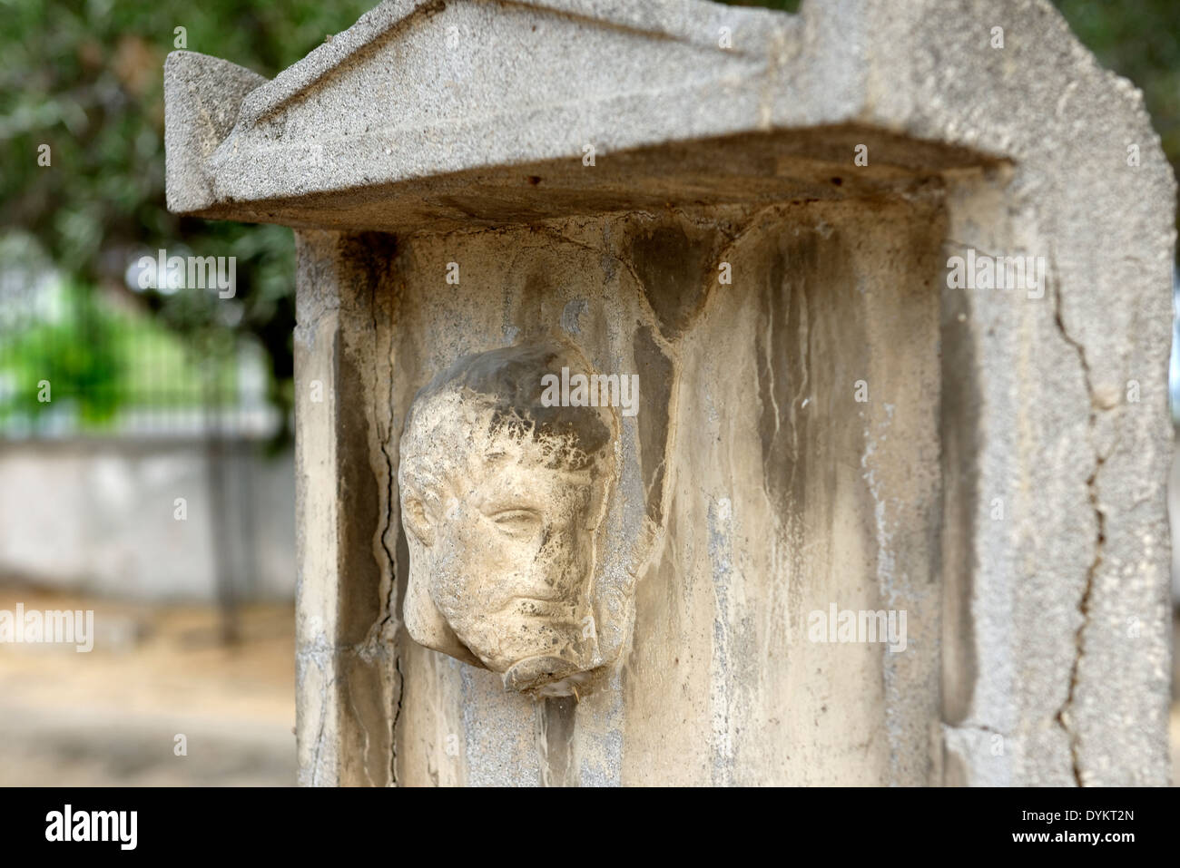 4th century BC relief from grave plot Eubios Potamos Street Tombs ...