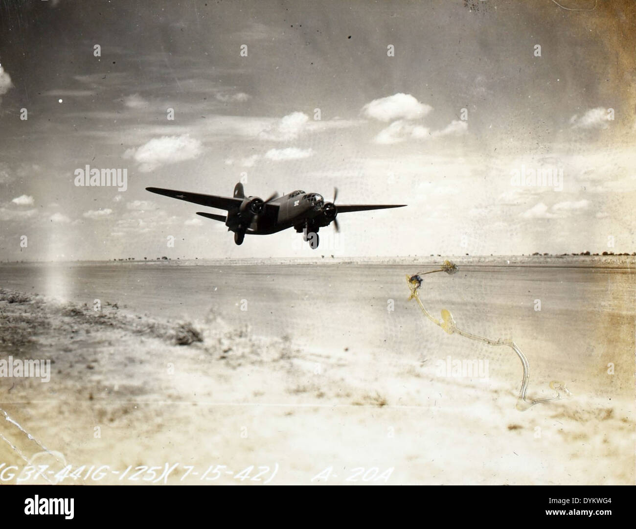 This image shows a Douglas A-20 aircraft operated by the 125th Liaison ...