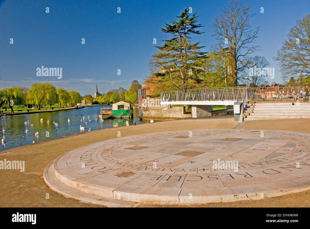 Sundial memorial to Warwickshire fire and rescue servicemen with the ...