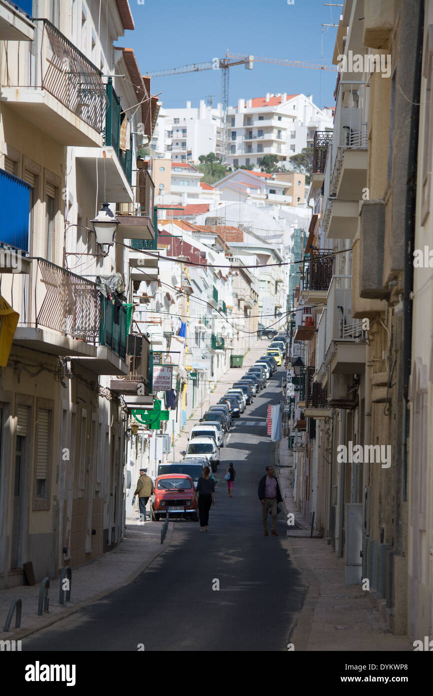 Street nazare portugal hi-res stock photography and images - Alamy
