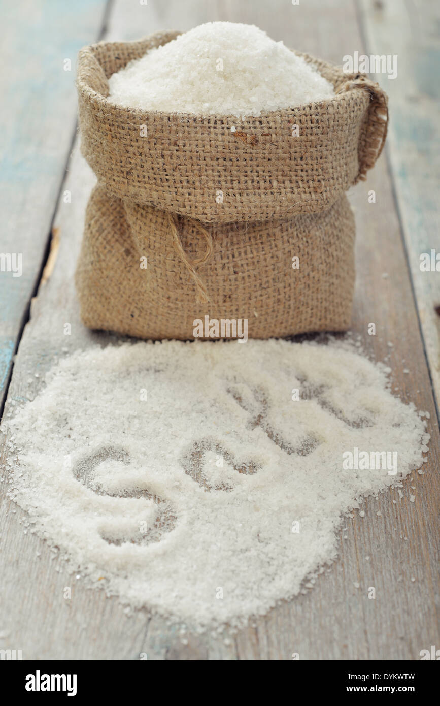 Sack of salt hi-res stock photography and images - Alamy