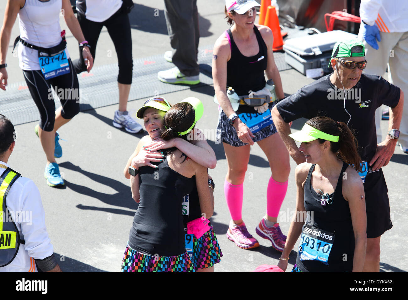 Boston, Massachusetts, USA. 21st Apr, 2014. Tens of thousands of ...