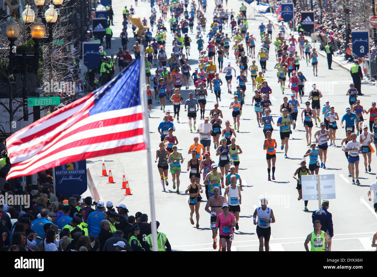 Boston, Massachusetts, USA. 21st Apr, 2014. Tens of thousands of ...