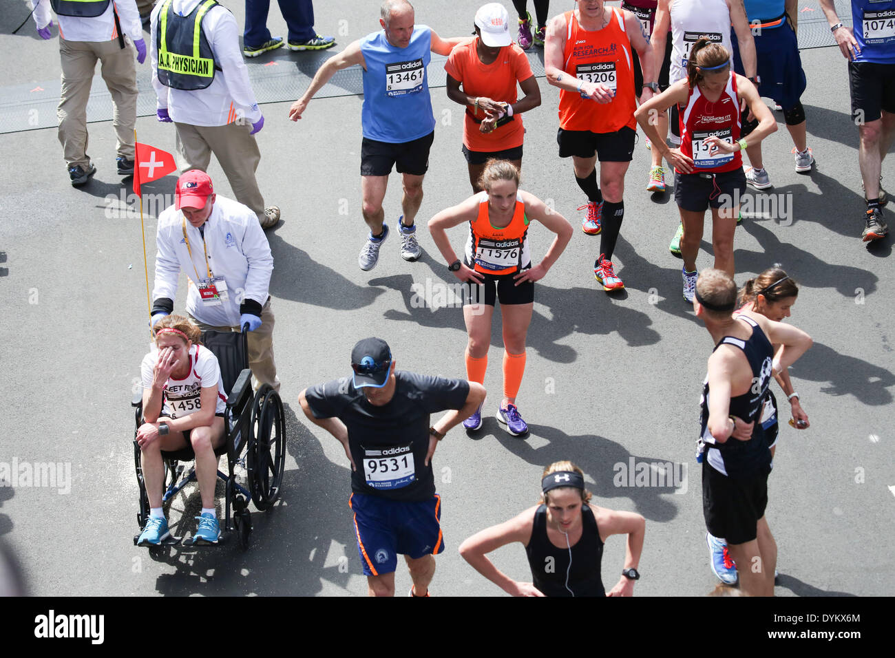 Boston, Massachusetts, USA. 21st Apr, 2014. Tens of thousands of ...